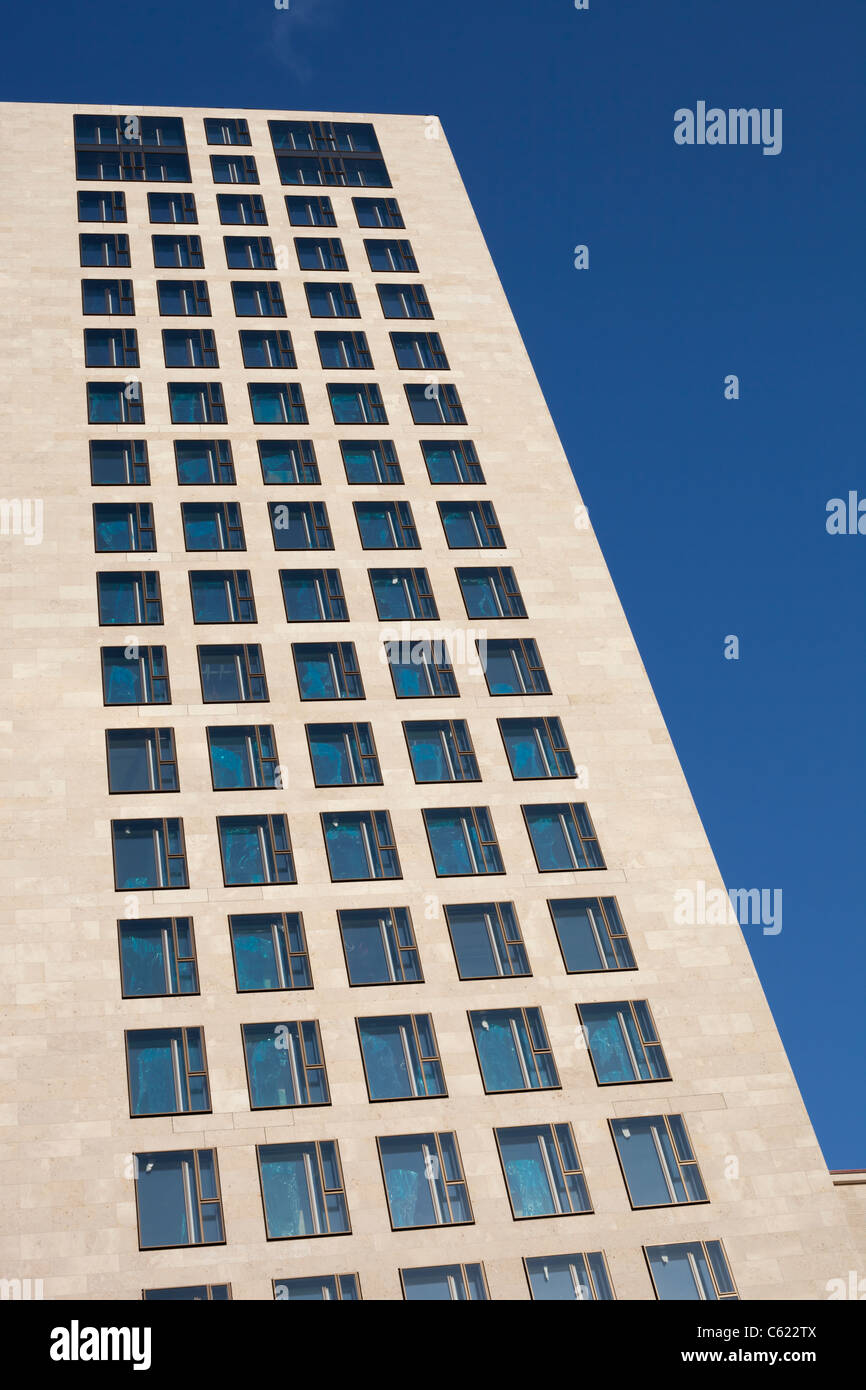 Tall building under construction near Zoo Station - Berlin, Germany ...