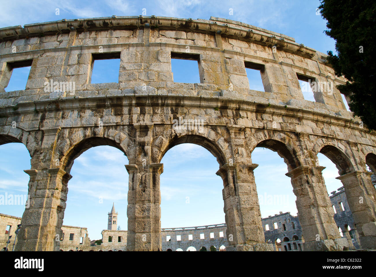 amphitheatre in Pula, Croatia Stock Photo - Alamy