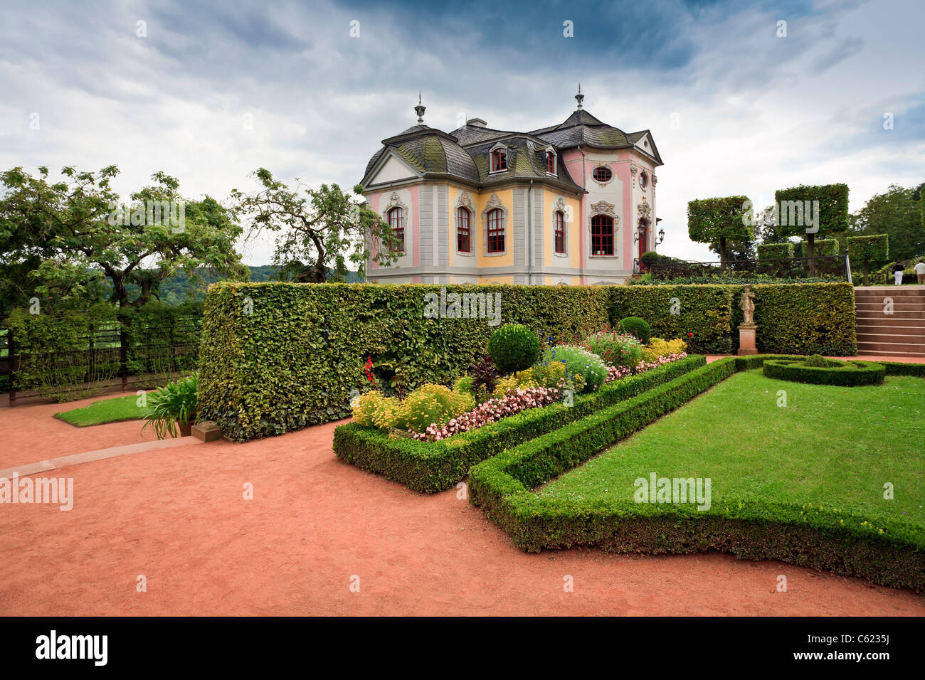 Rokokoschloss (Rococo Castle), Dornburg, Germany Stock Photo - Alamy