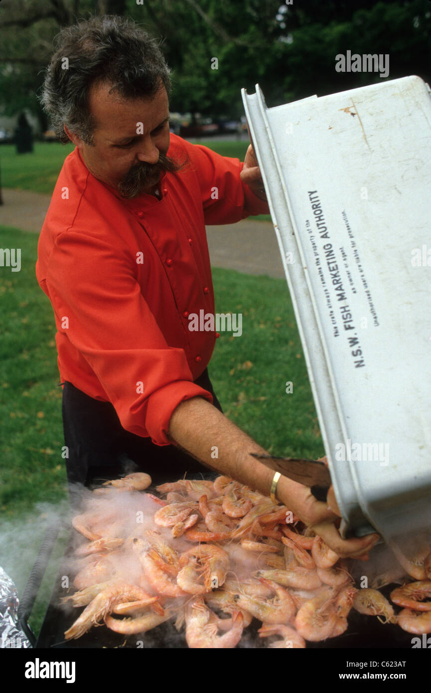 Shrimp on the barbie hi-res stock photography and images - Alamy