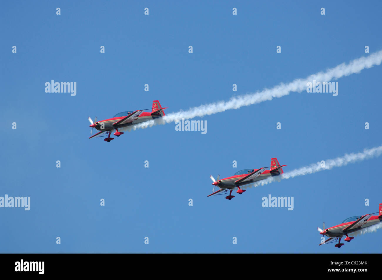 acrobatic show military Stock Photo - Alamy