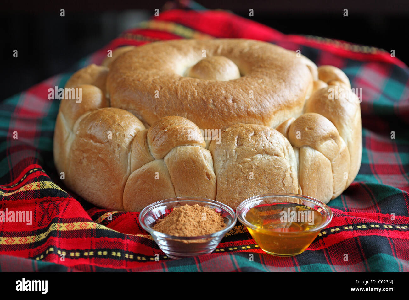 Bulgarian bread pogacha Stock Photo - Alamy