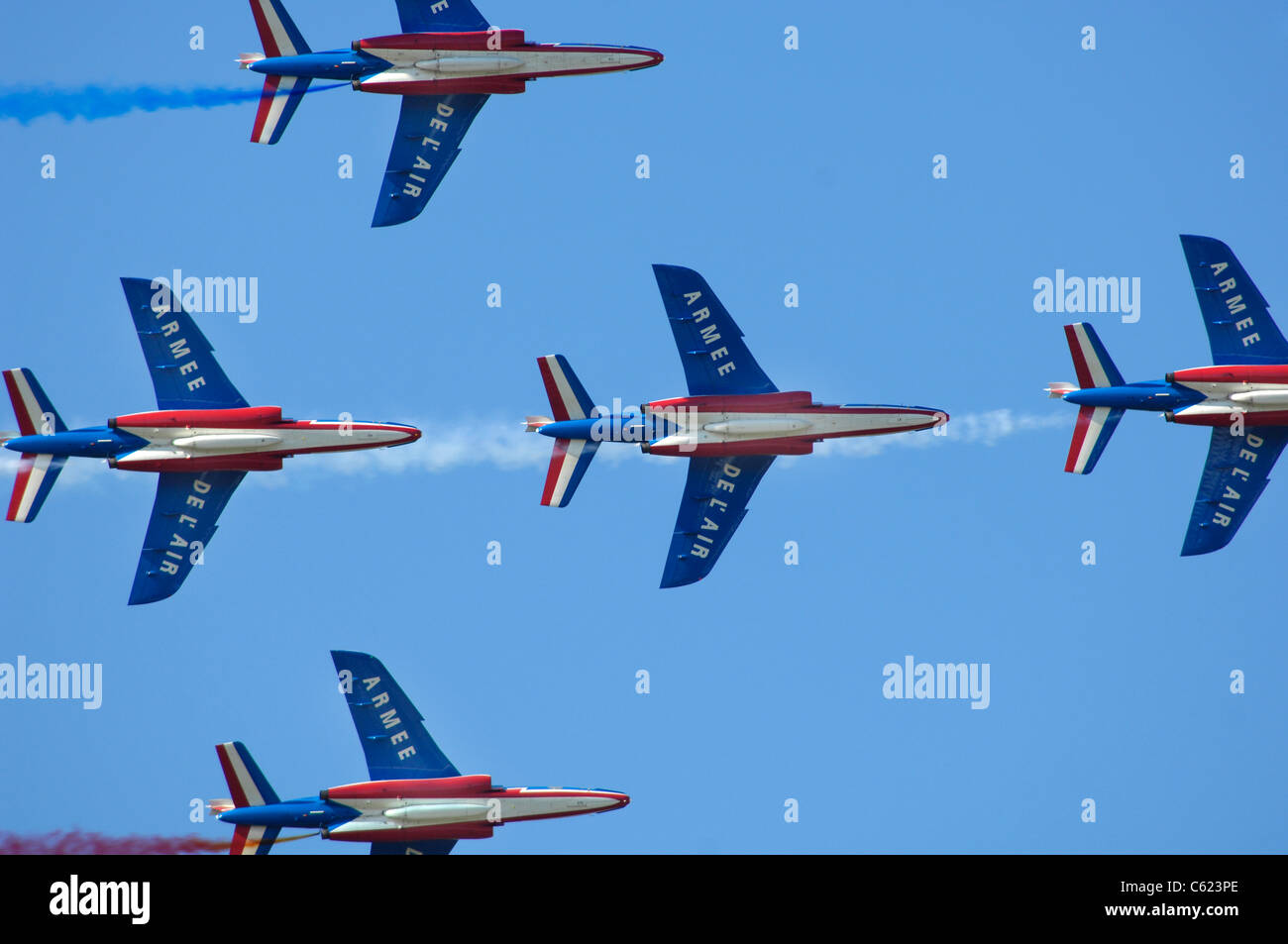 acrobatic show military Stock Photo - Alamy