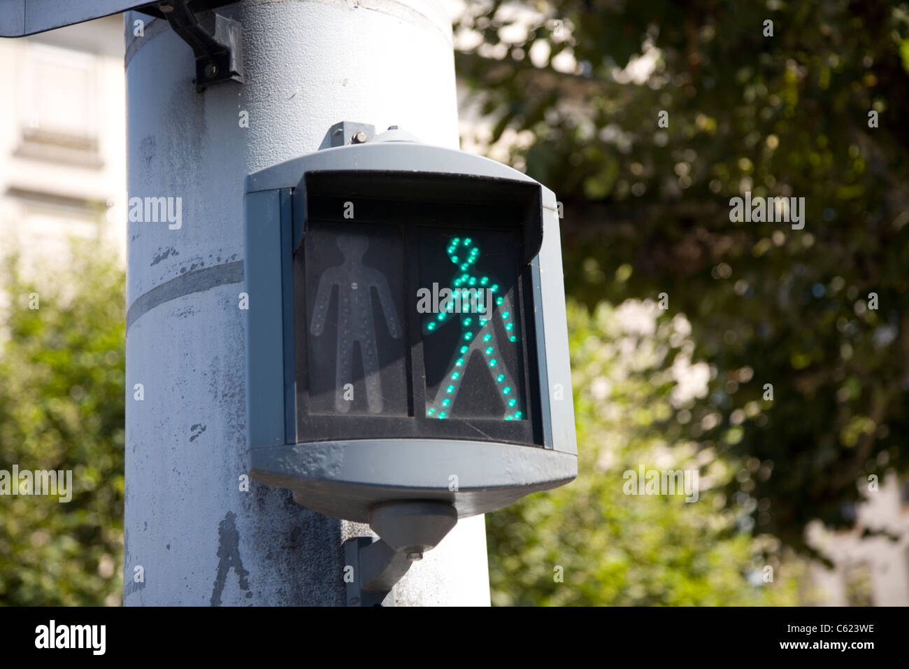 Traffic lights green man hi-res stock photography and images - Alamy