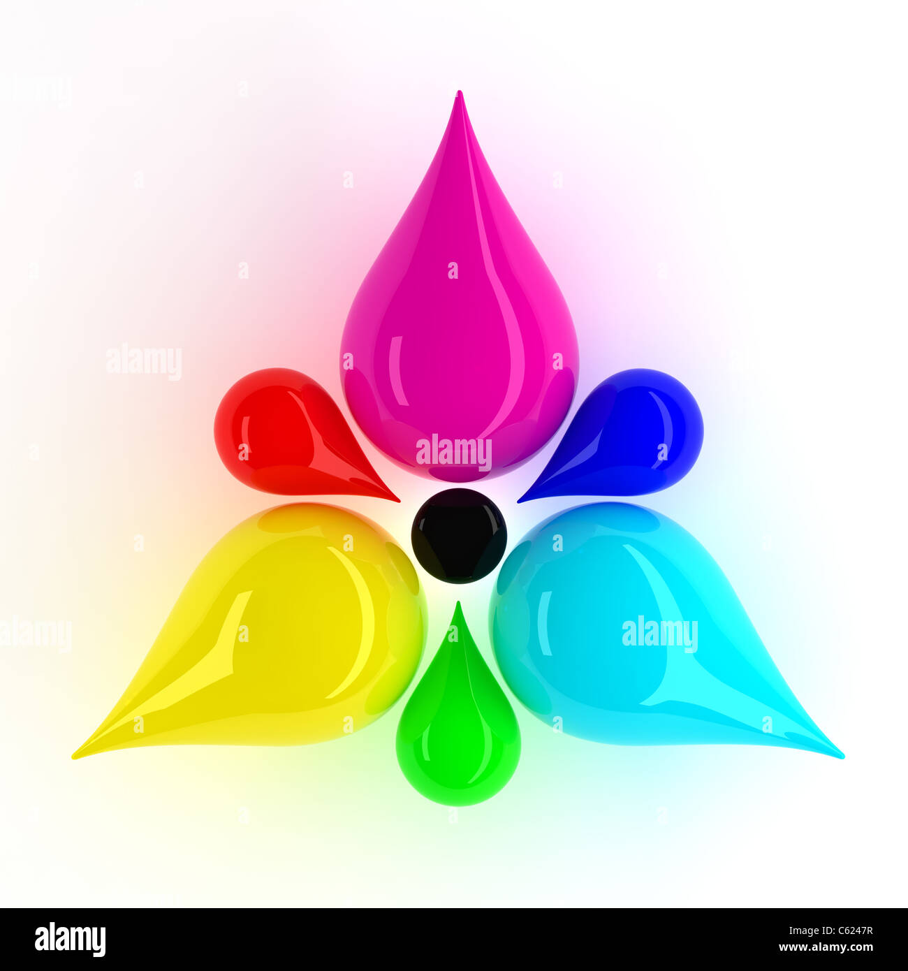 CMYK and RGB Colors. Include clipping path Stock Photo - Alamy