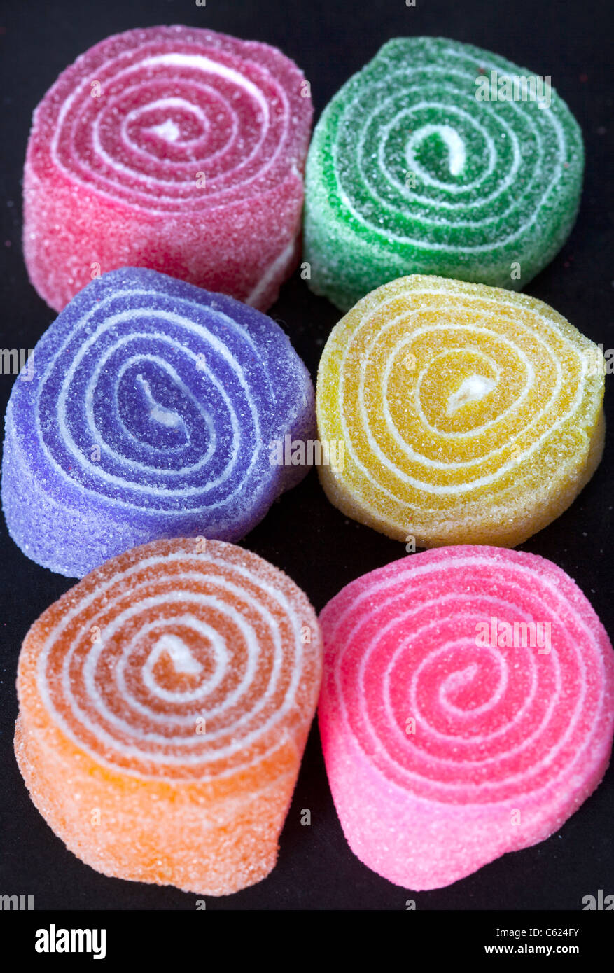 Brightly coloured sweets hi-res stock photography and images - Alamy
