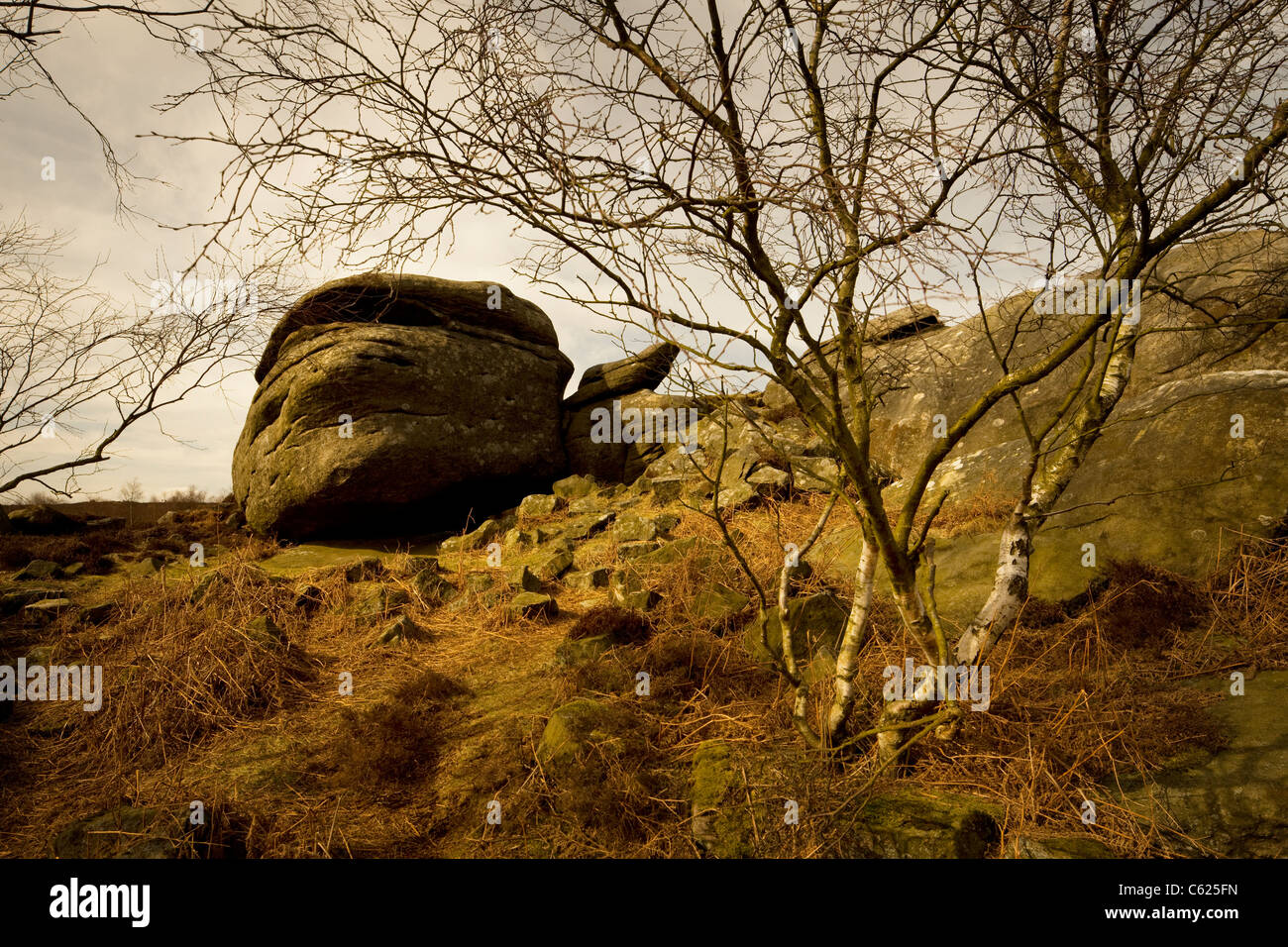 Rugged Pennines Terrain, Peak District, UK Stock Photo - Alamy
