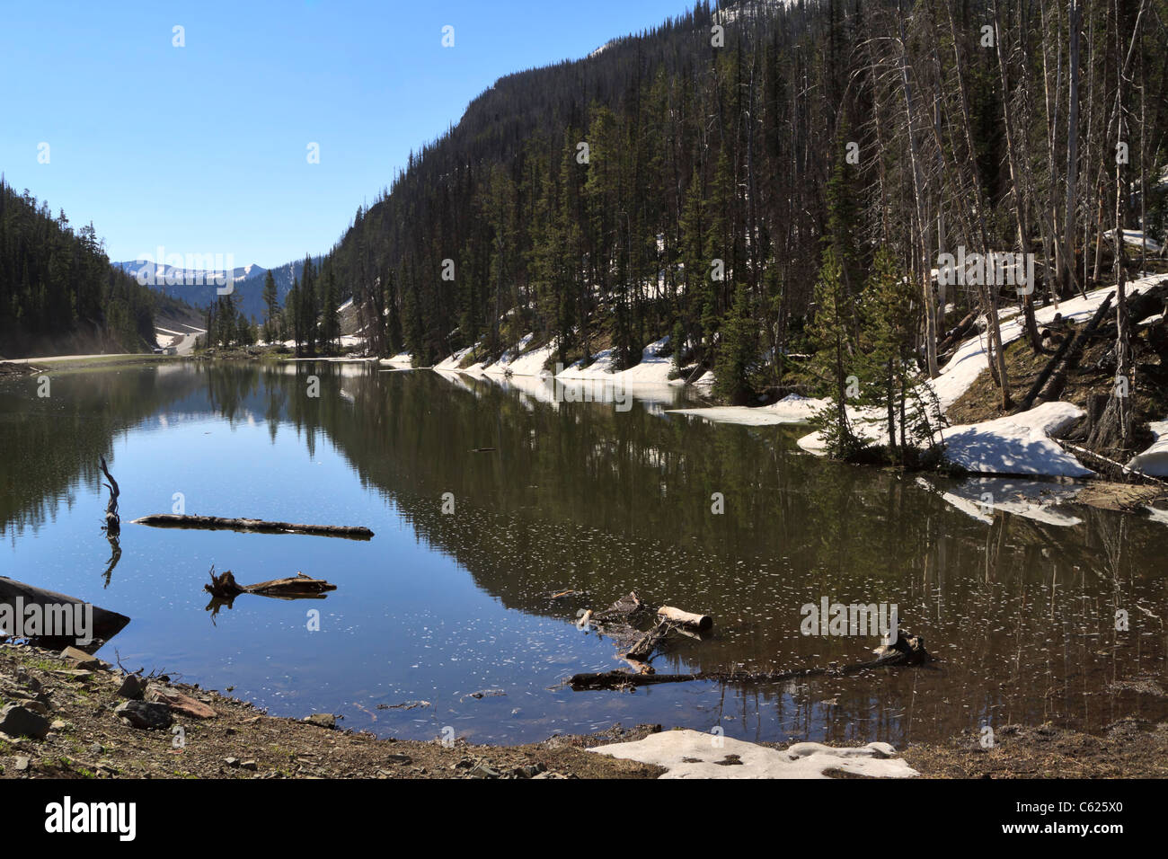 Sylvan lake yellowstone national park hi-res stock photography and ...