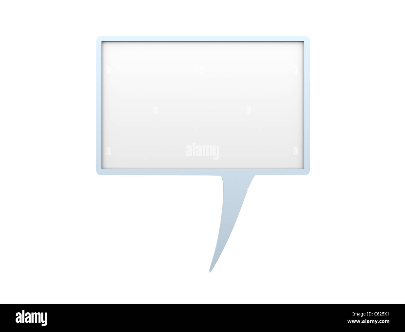 A cartoon speech bubble Stock Photo - Alamy