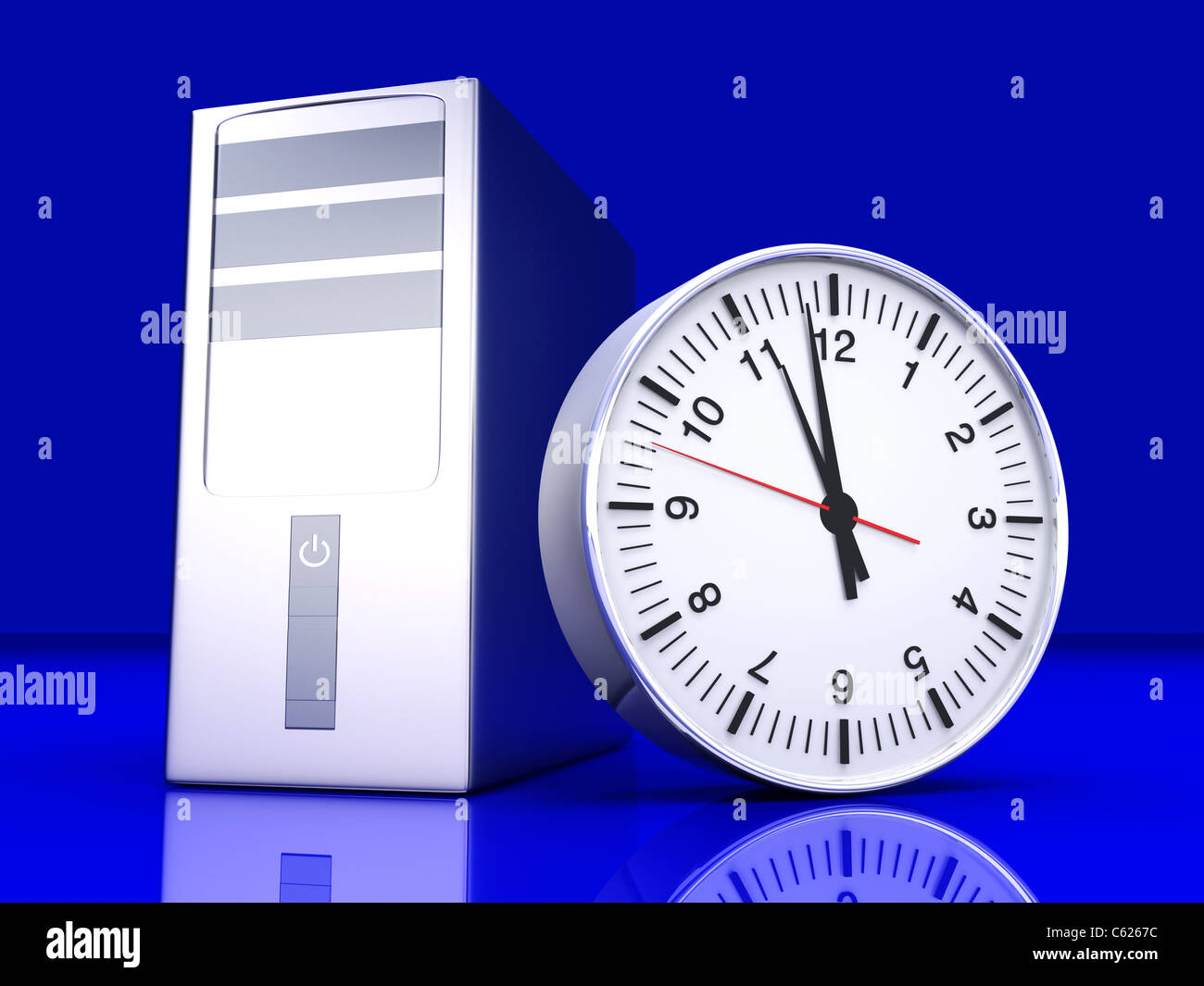 Digital time / server time Stock Photo - Alamy