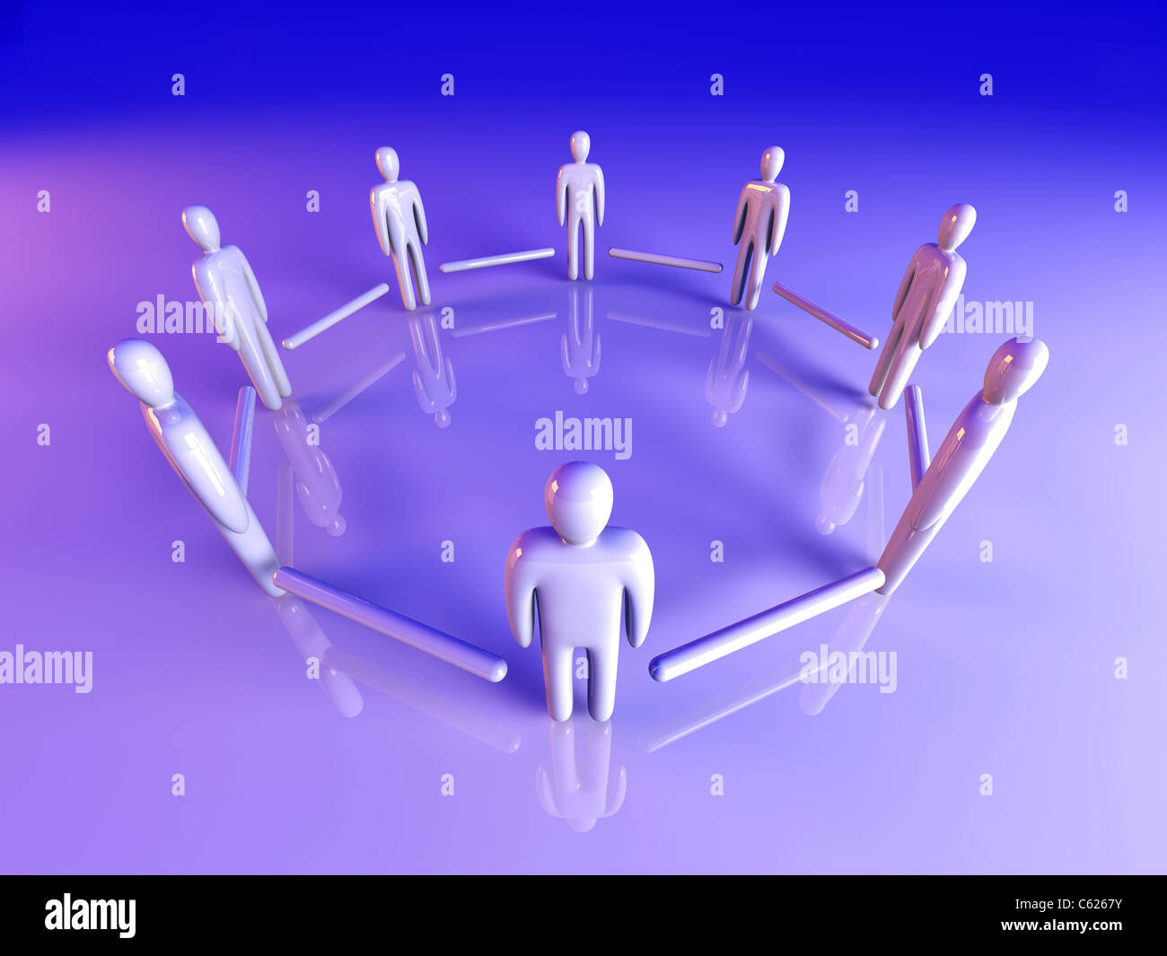 Power of Teamwork Stock Photo - Alamy