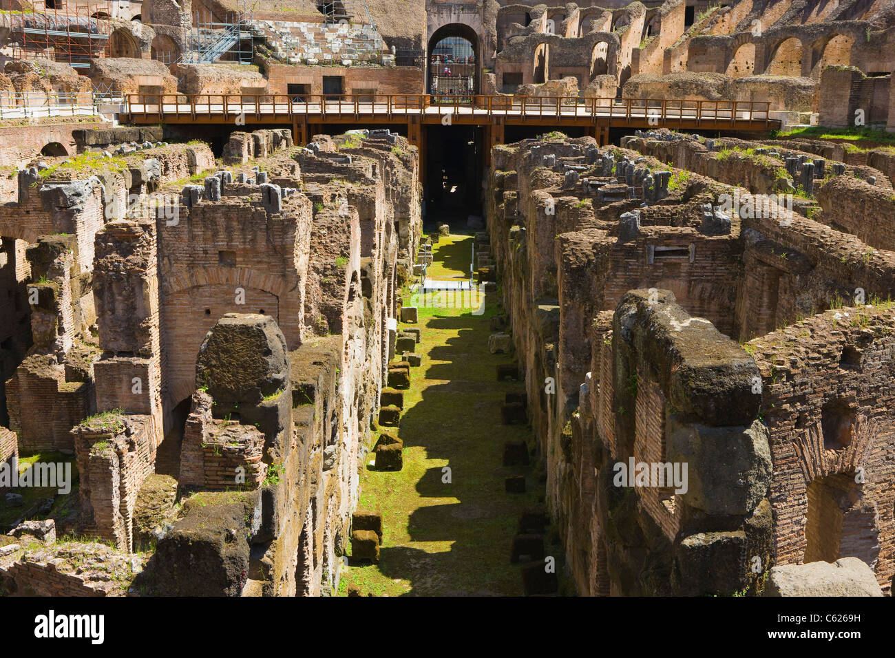 Interior of the Colosseum, Rome, Italy Stock Photo - Alamy