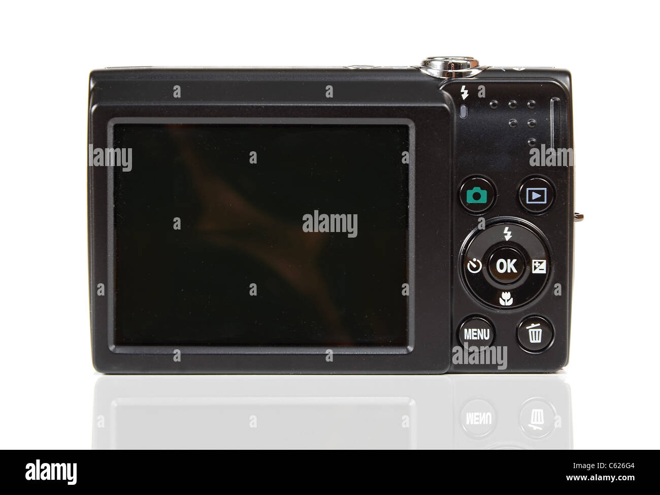 digital camera isolated on white background Stock Photo - Alamy