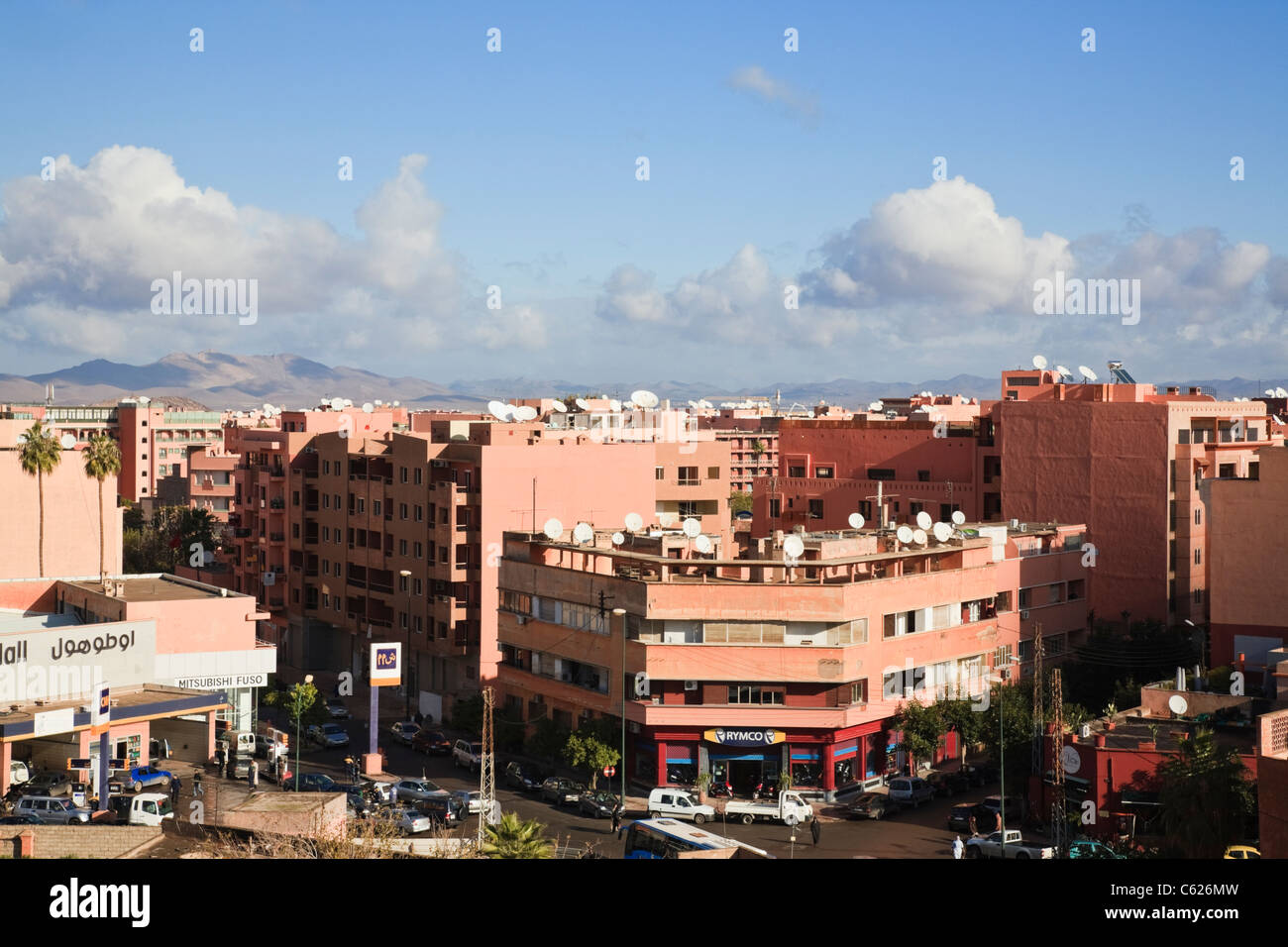 Marrakech street view hi-res stock photography and images - Alamy
