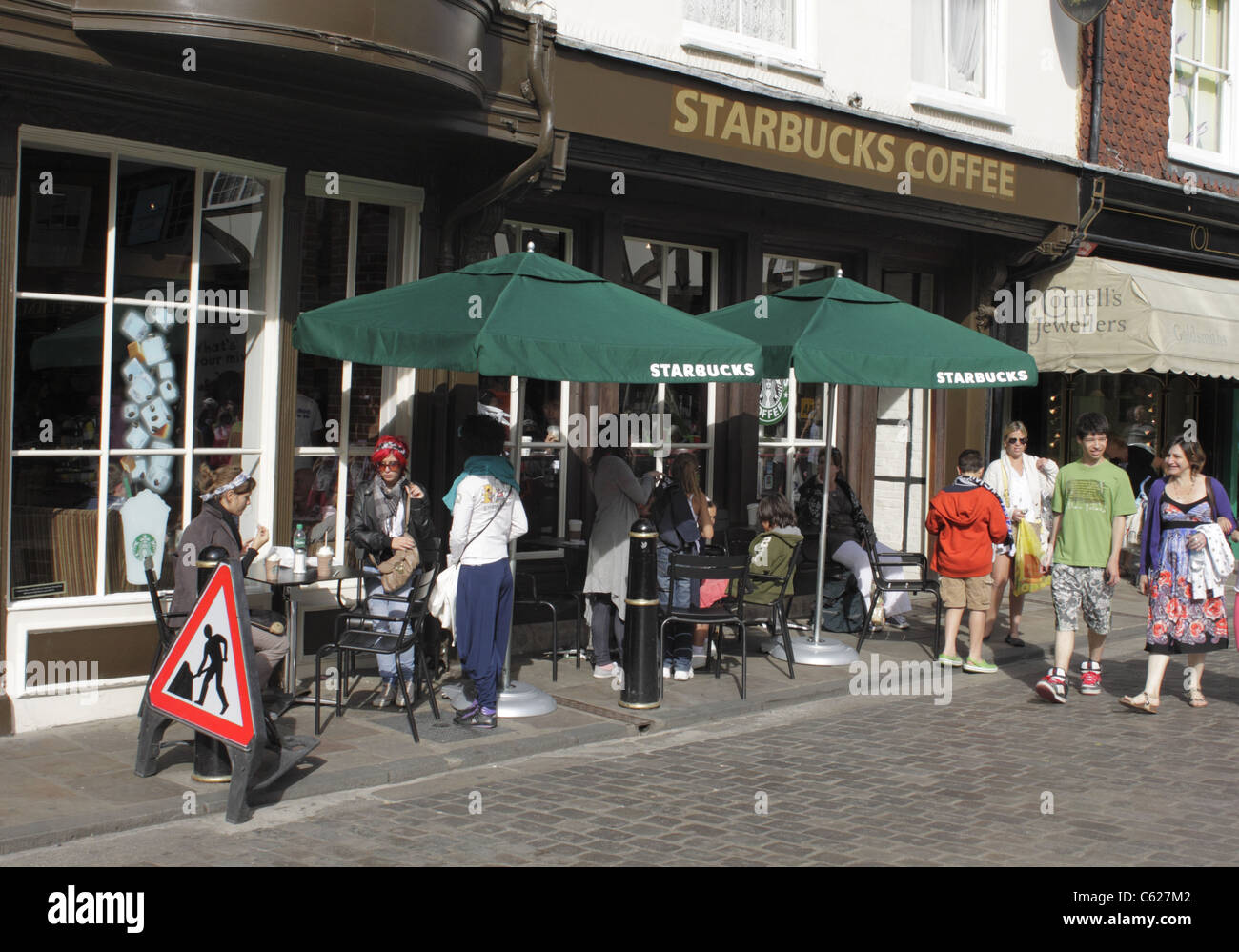 Starbucks Coffee shop Canterbury Kent Stock Photo - Alamy