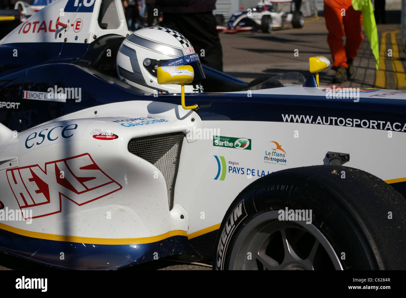French racing driver of Renault Formula 1.6L, Valentin Simonet, just ...