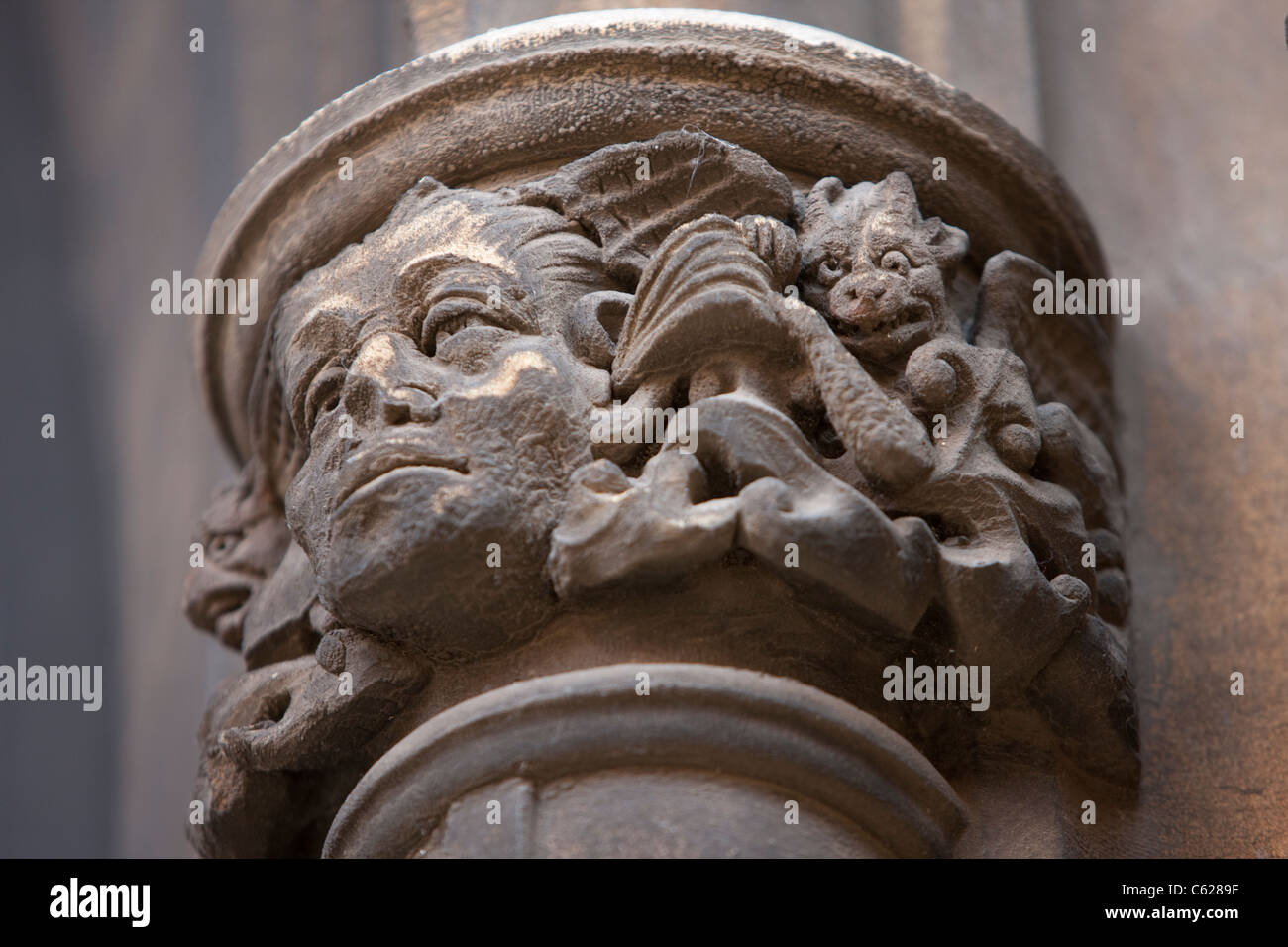 Medieval english church gargoyle hi-res stock photography and images ...
