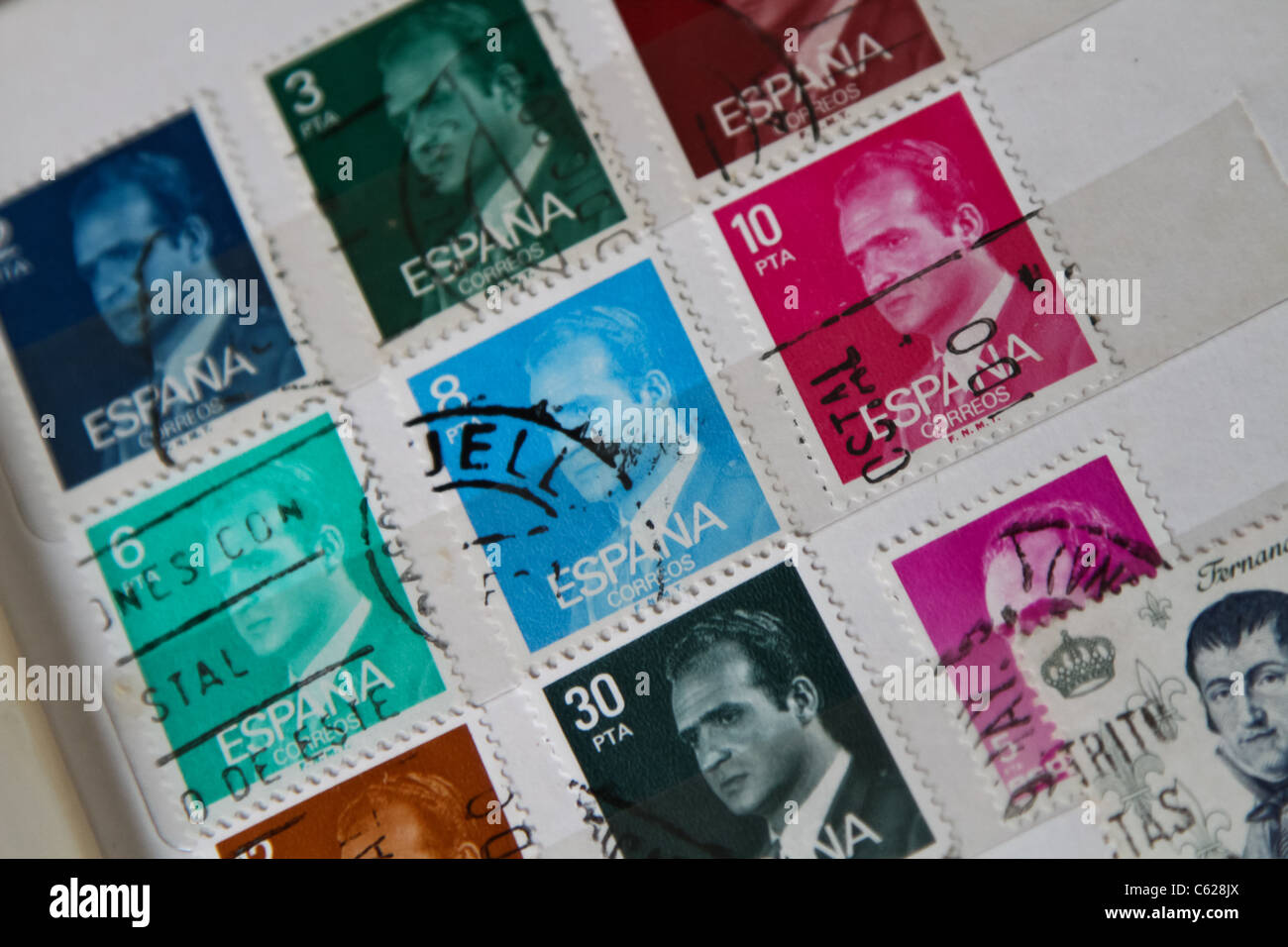 Spain stamp hi-res stock photography and images - Alamy