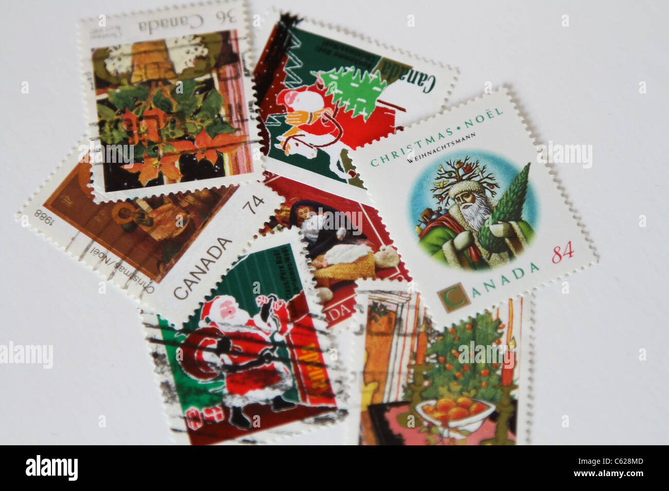 Christmas stamp hi-res stock photography and images - Alamy