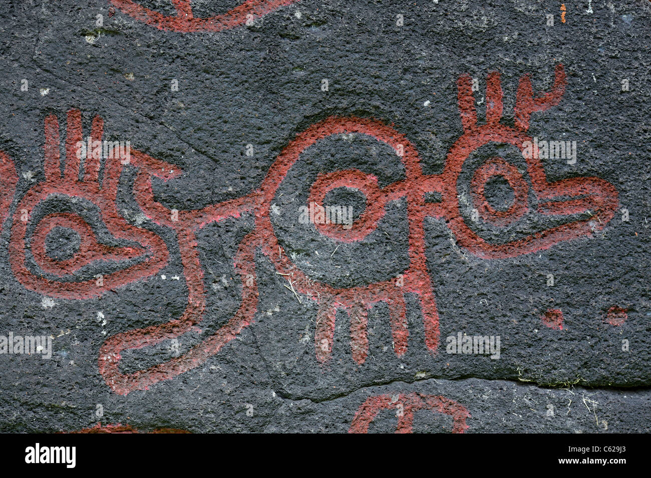 Petroglyph in the Museo National de Antropologia David J Guzman. San ...