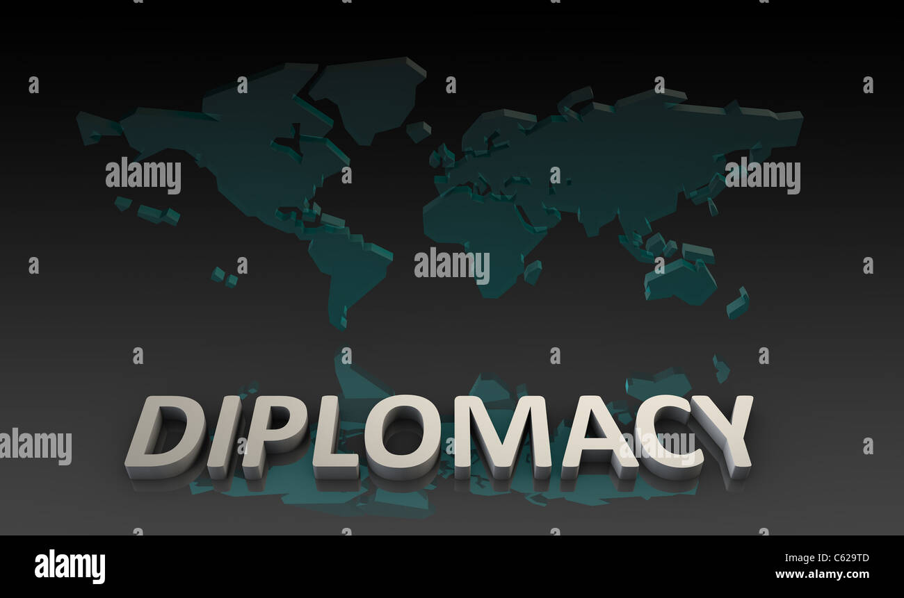 Diplomatic Relations Around the World in 3d Stock Photo - Alamy