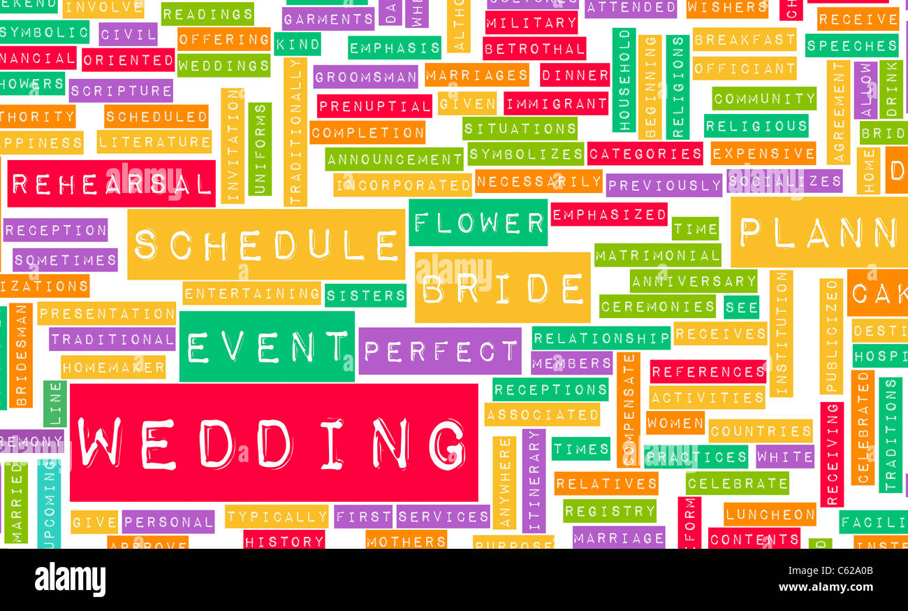 Wedding Planning and Your Big Event Planner List Stock Photo - Alamy