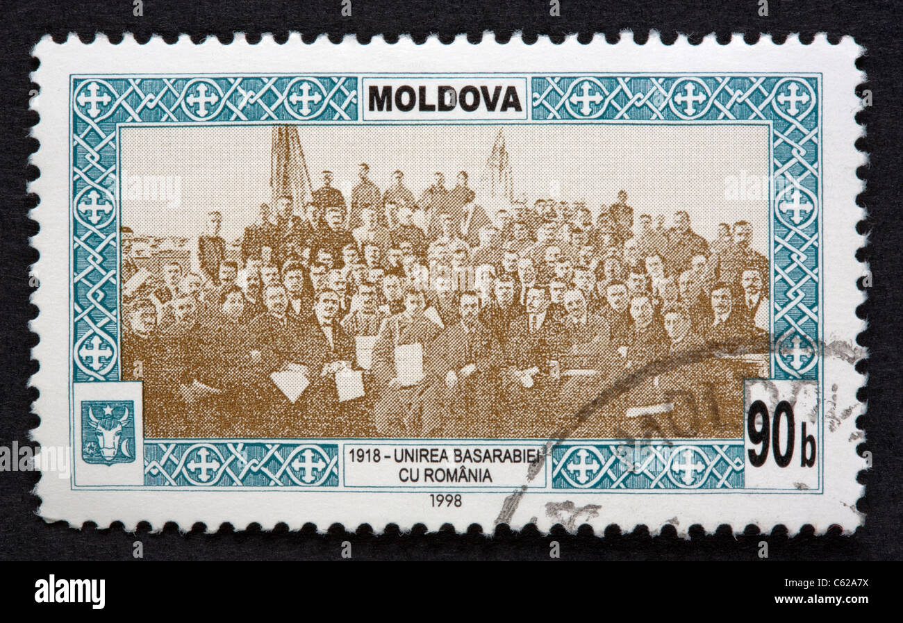 Moldovan postage stamp Stock Photo - Alamy