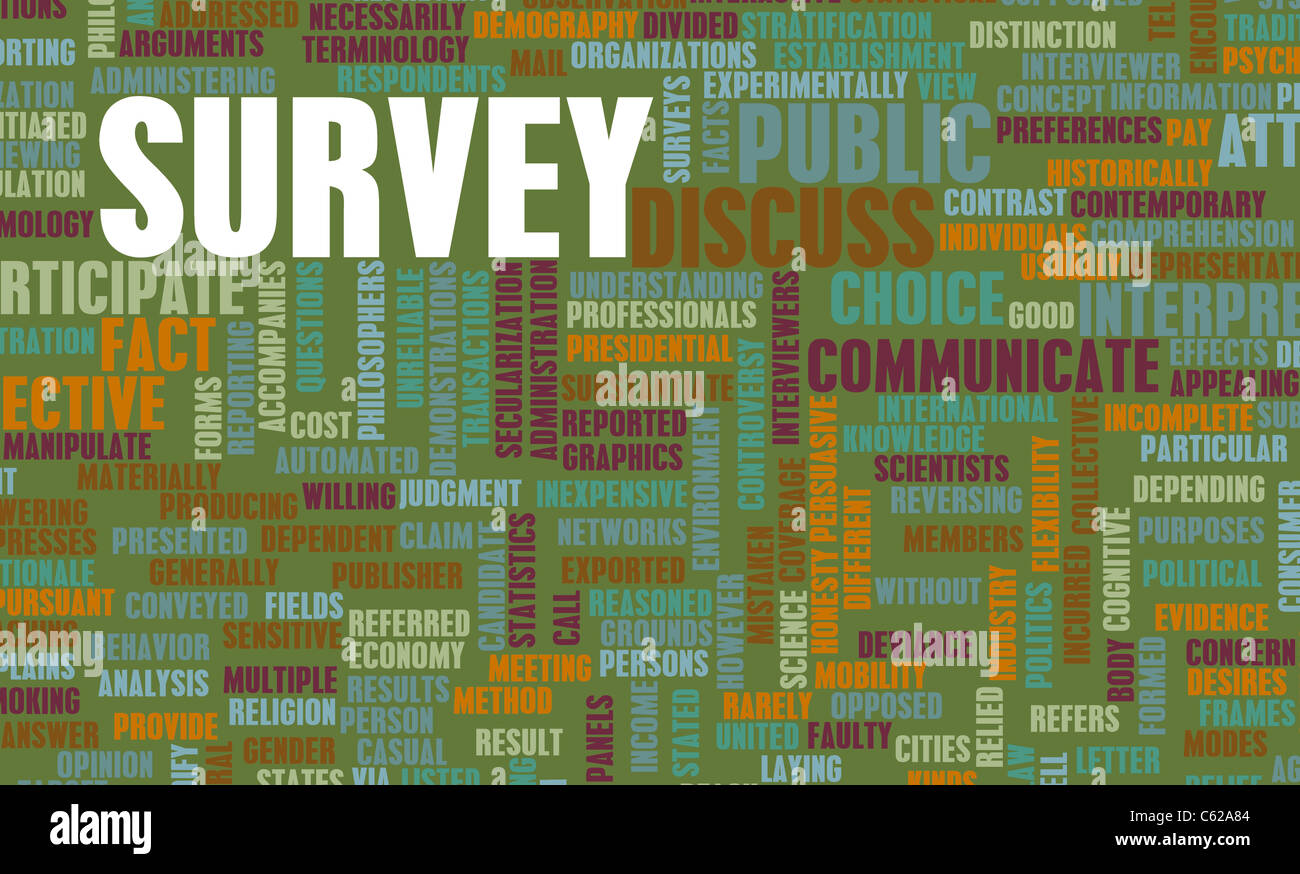 Public Survey Collection of Data on a Demographic Stock Photo - Alamy