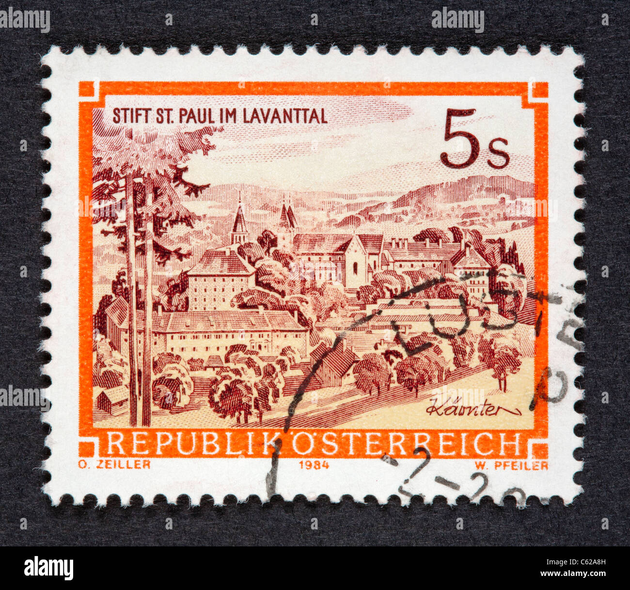Austrian postage stamp Stock Photo - Alamy