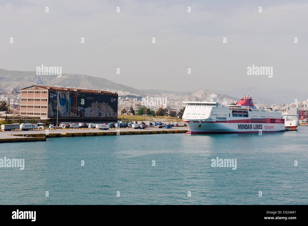 Piraeus,Busy Harbor,Cruise Ships,Entrance to Aegean,Fast Ferries,Tugs ...