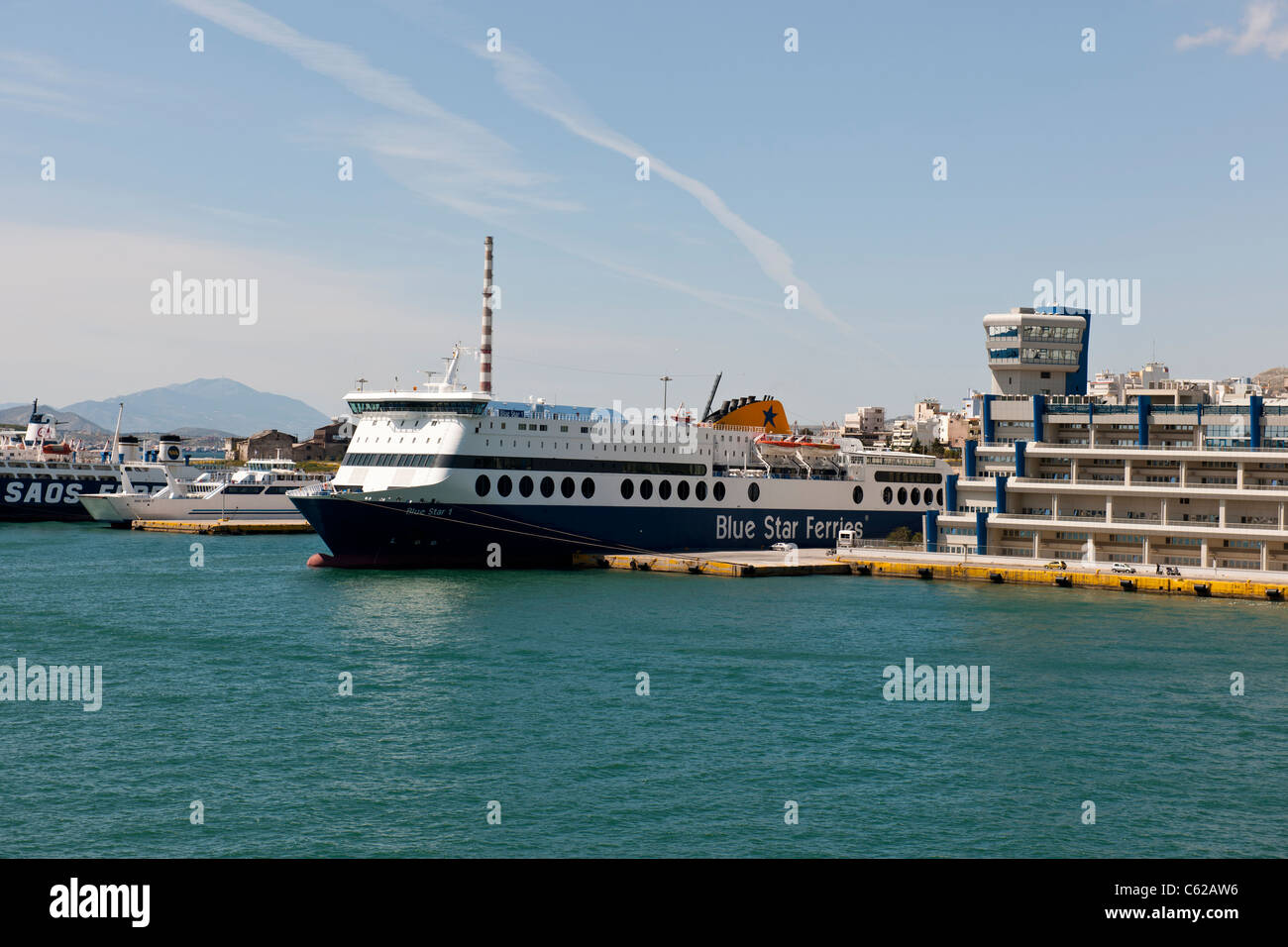 Piraeus,Busy Harbor,Cruise Ships,Entrance to Aegean,Fast Ferries,Tugs ...