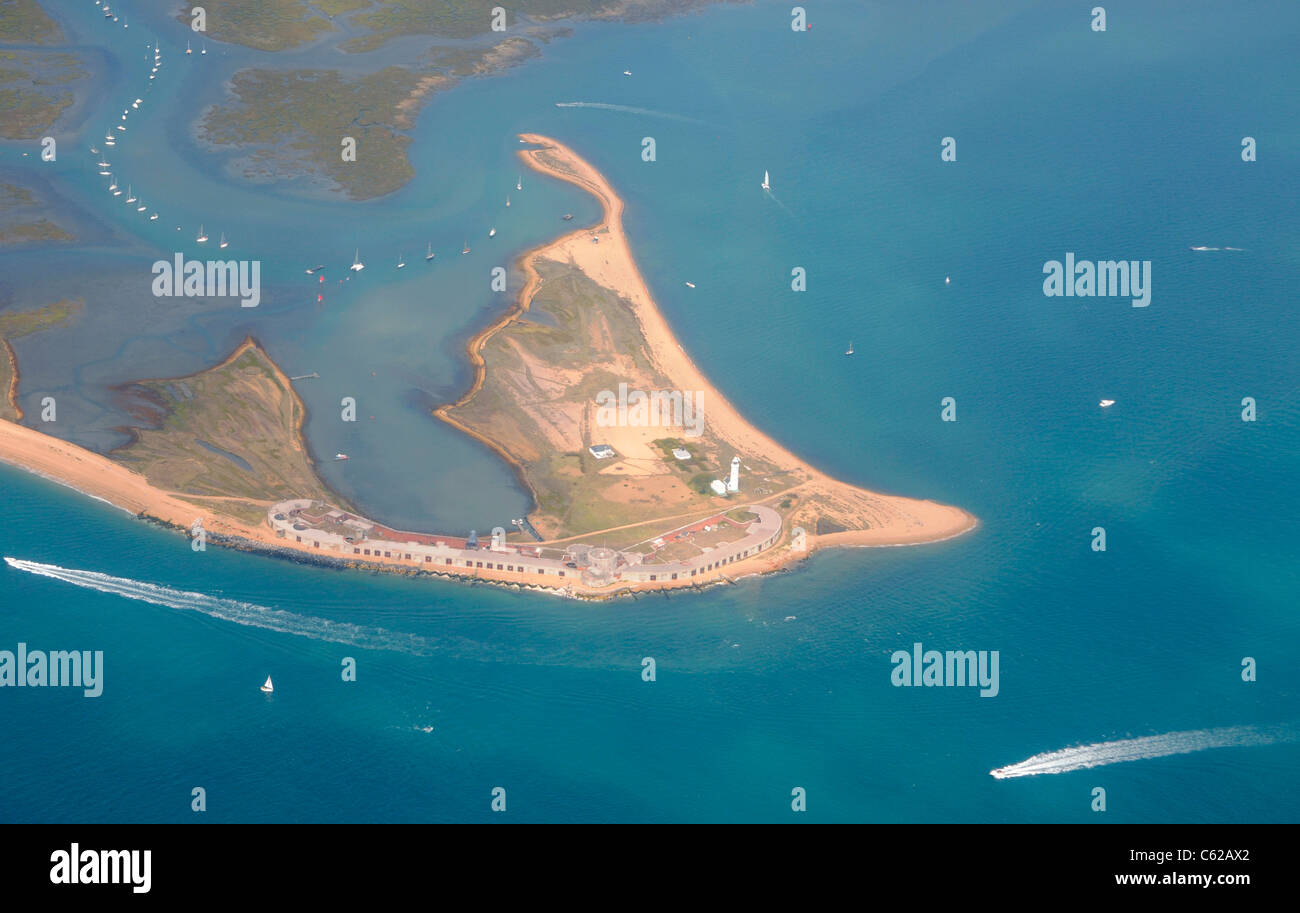 Aerial view hurst castle hi-res stock photography and images - Alamy