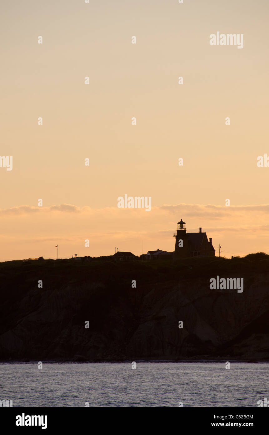 Rhode Island, Block Island (aka New Shoreham). Sunset at Block Island ...