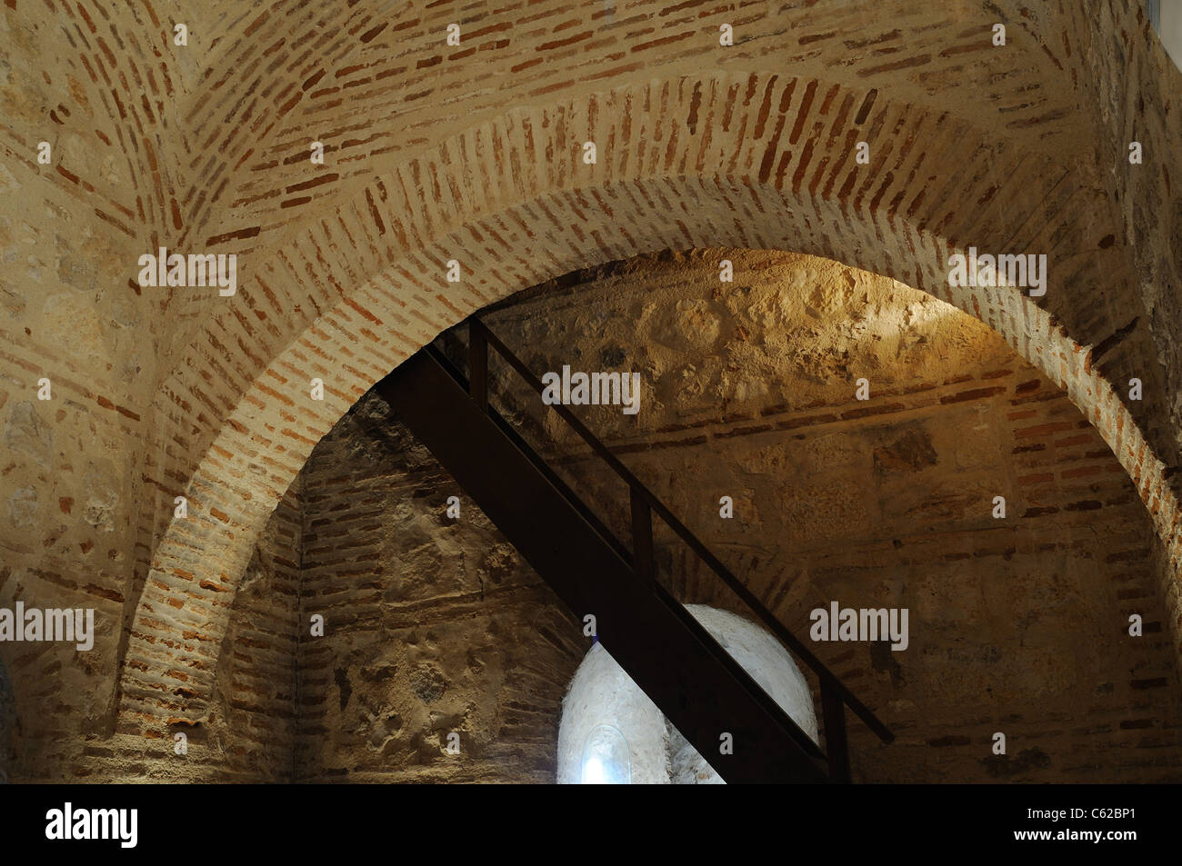 Staircase- Interior of the Watchtower belonging to the Wall of ALCALA ...