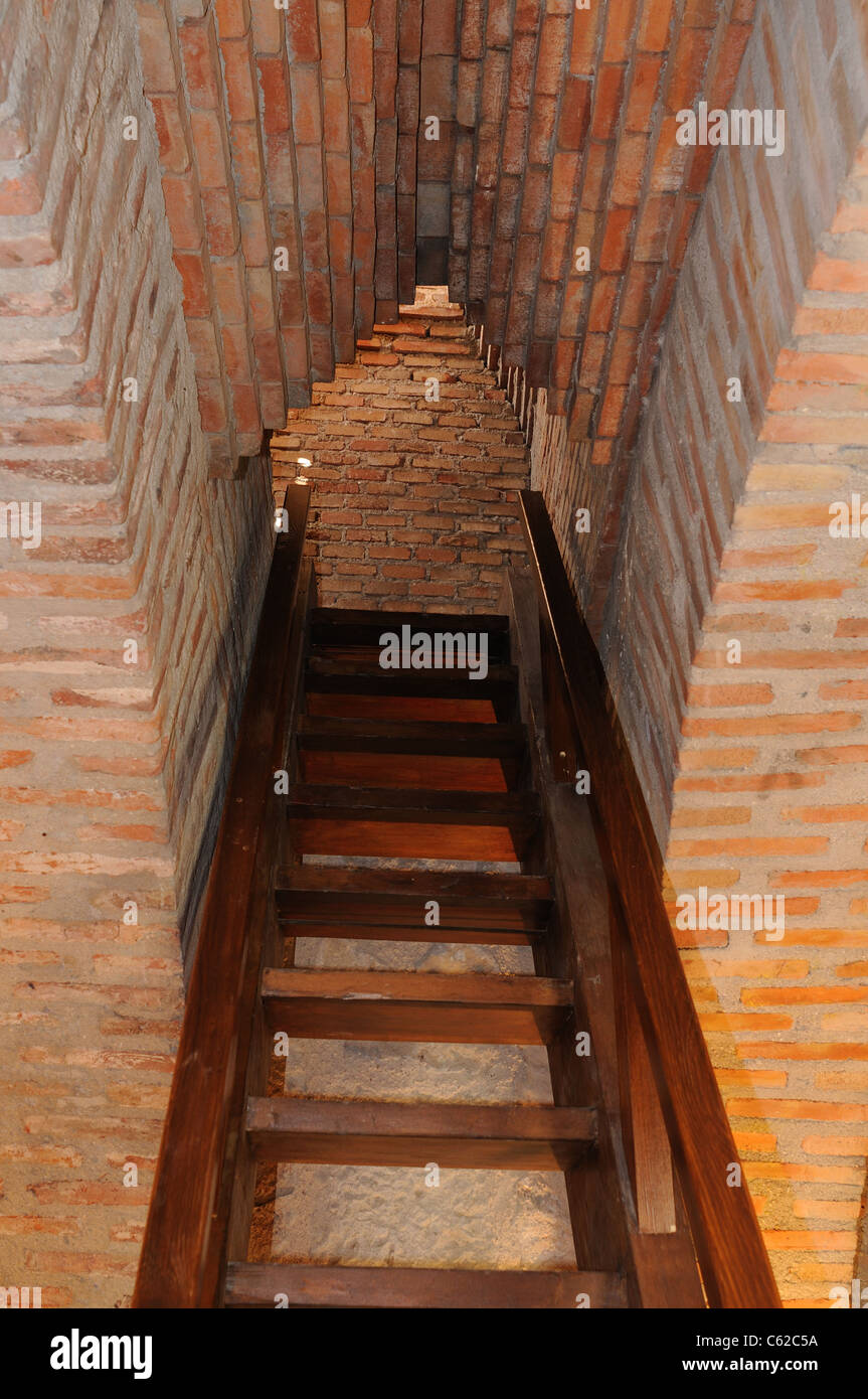 Staircase- Interior Watchtower belonging to the Wall of ALCALA DE ...