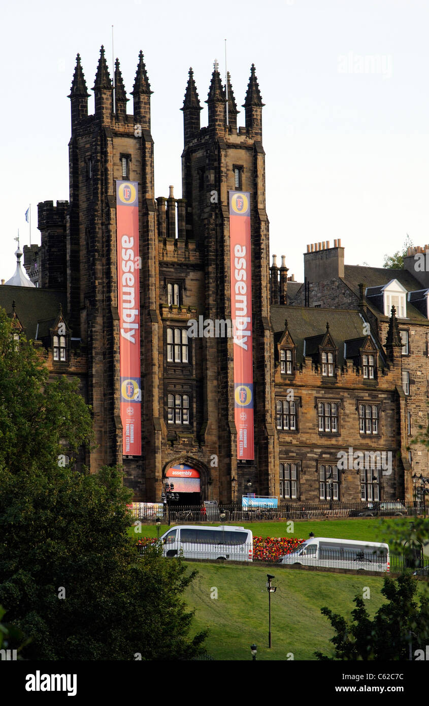 Assembly Hall venue for Edinburgh Festival Fringe 2011 Stock Photo - Alamy