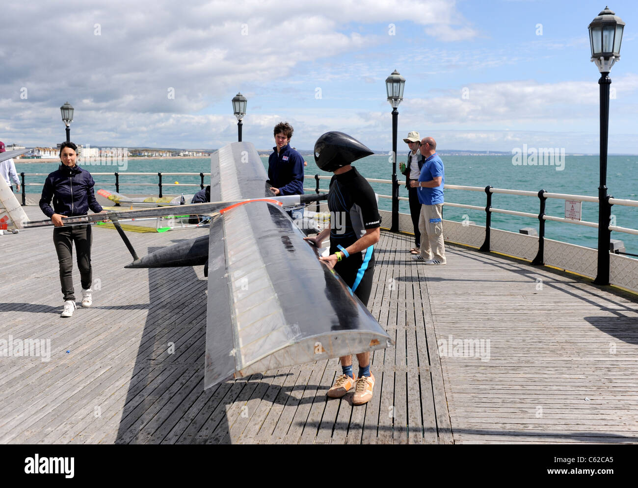 Contestants taking part in this years Worthing International Birdman ...