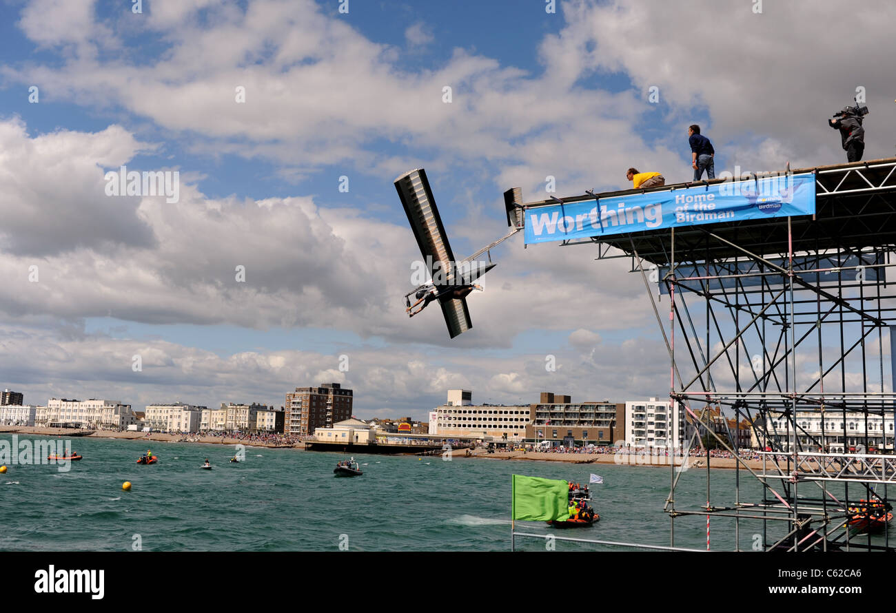 Contestants taking part in this years Worthing International Birdman ...