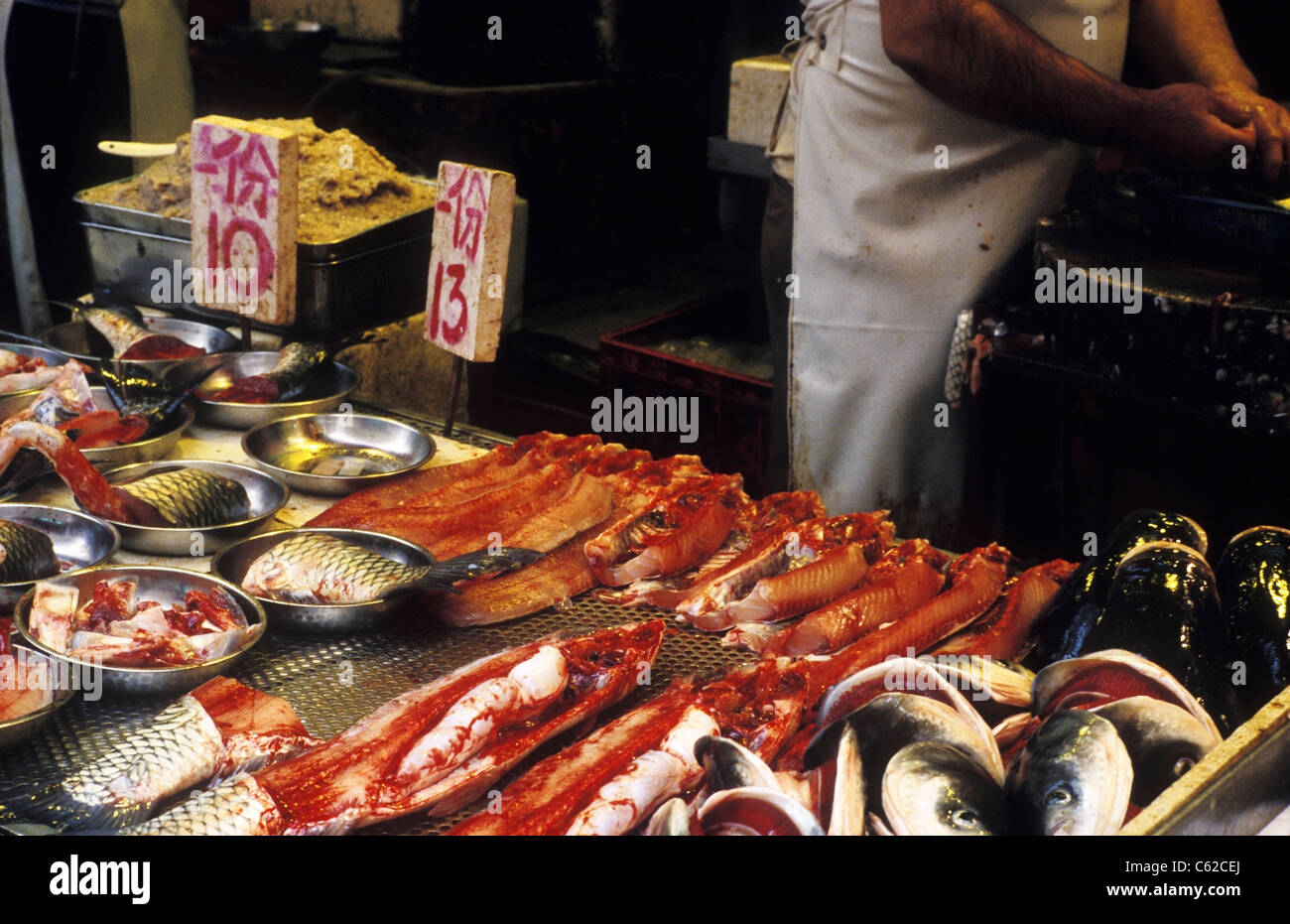 Fish market Hong Kong China Stock Photo - Alamy