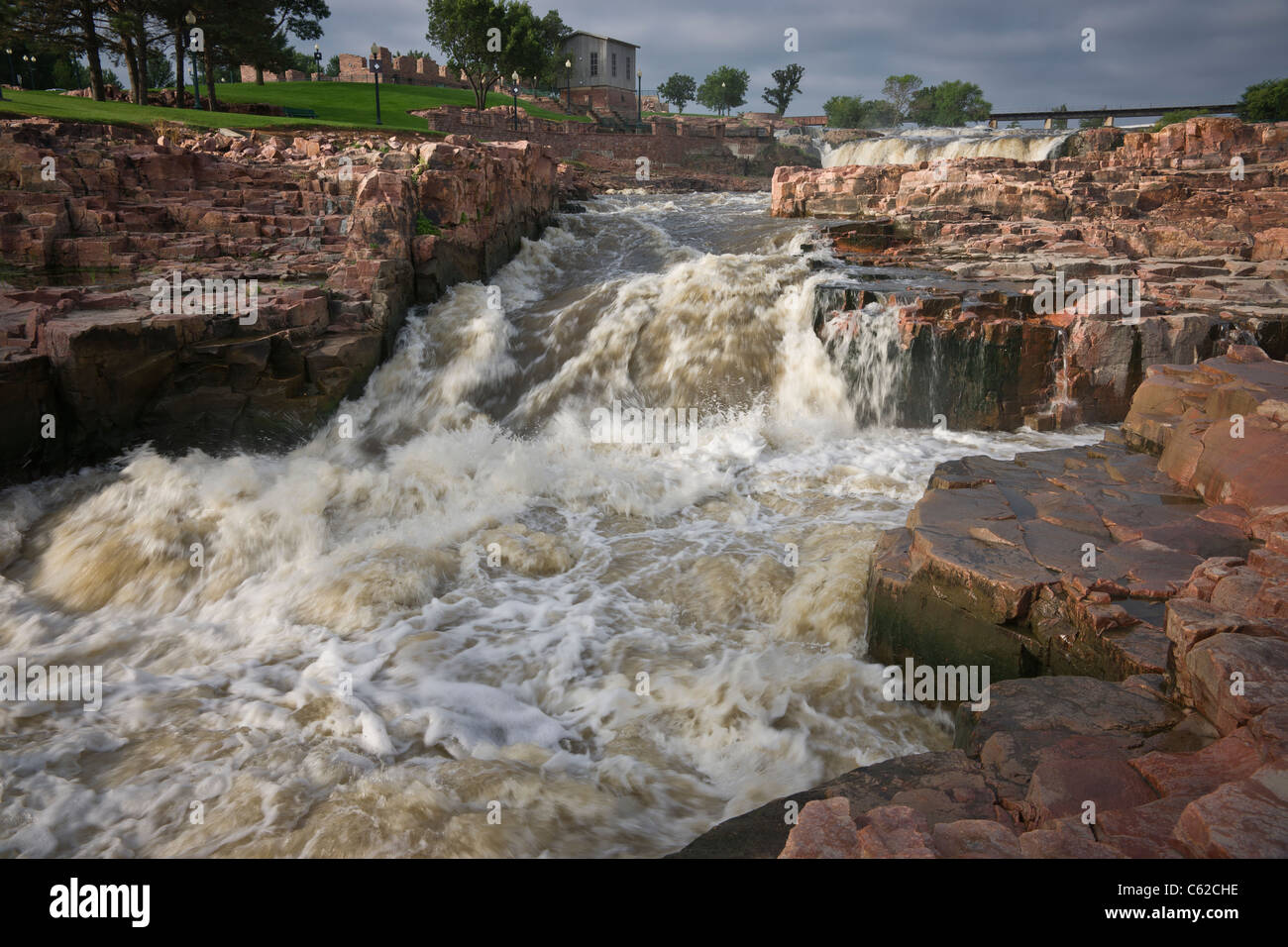 Top down view unique waterfall hi-res stock photography and images - Alamy