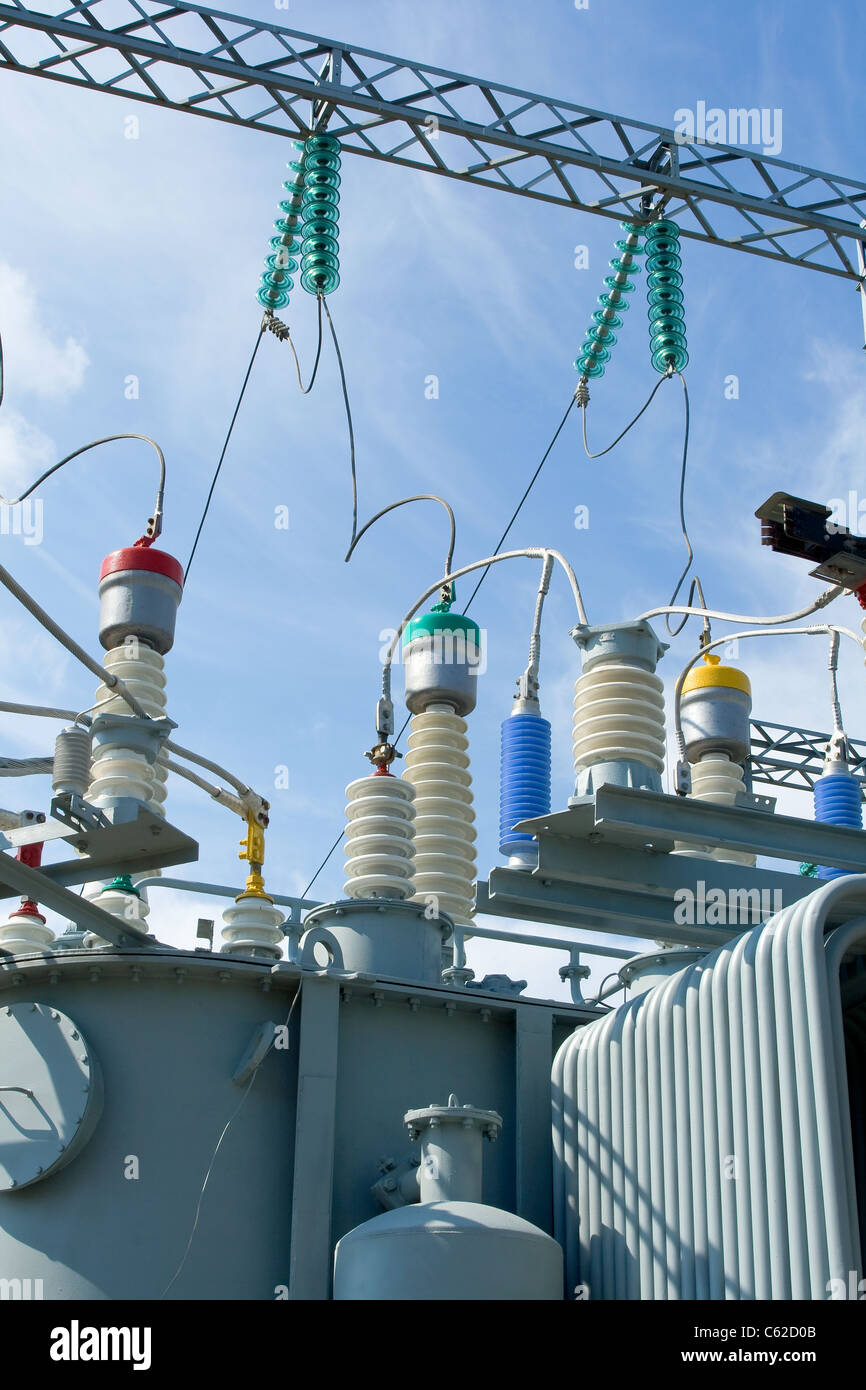 High voltage substation hi-res stock photography and images - Alamy