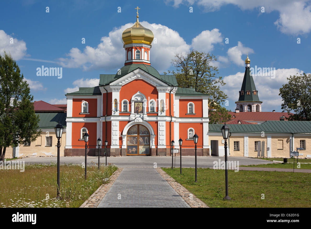 The Monastery of Iveron. Russian Valdaisky Iversky Svyatoozersky ...