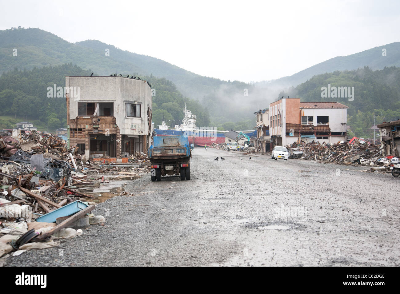 Kesennuma miyagi japan 2011 hi-res stock photography and images - Alamy