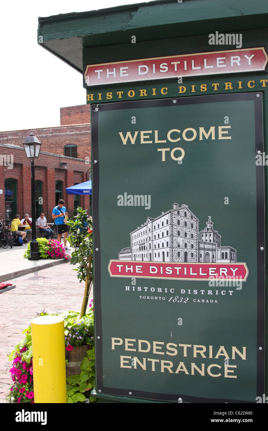 distillery district toronto Stock Photo - Alamy
