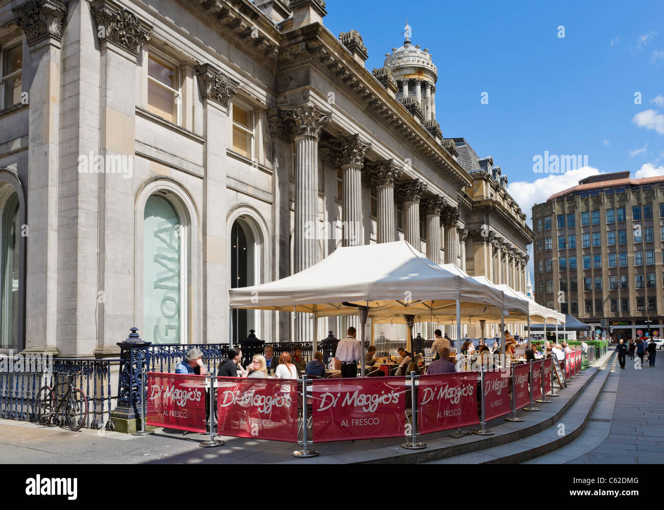 Di Maggios Restaurant outside the Gallery of Modern Art, Royal Exchange ...