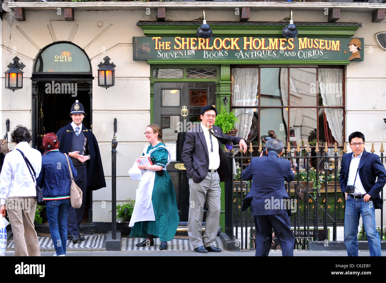 Sherlock Holmes Museum, Baker Street, London, Britain, UK Stock Photo ...