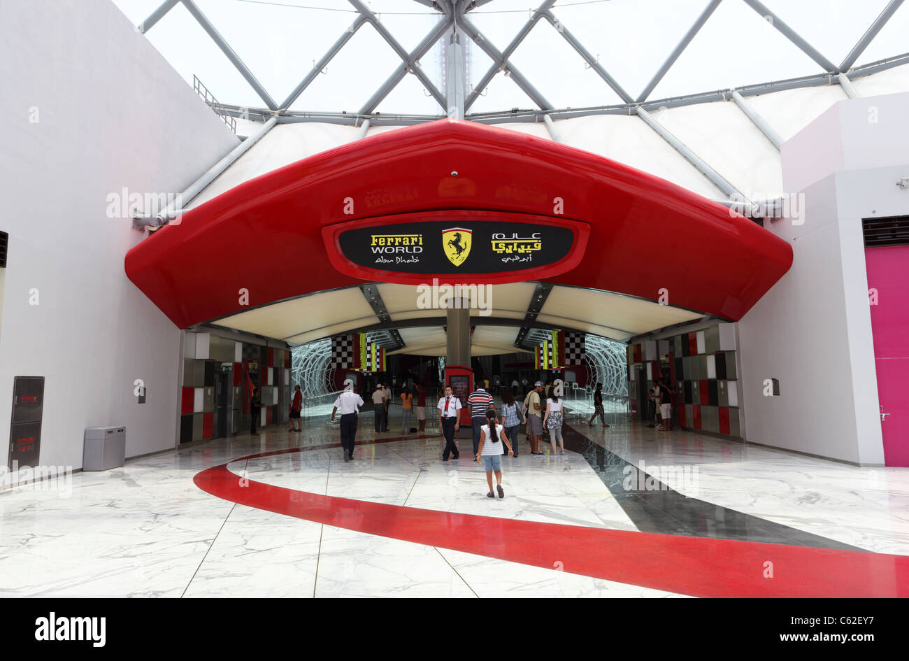 Abu Dhabi Ferrari World Logo