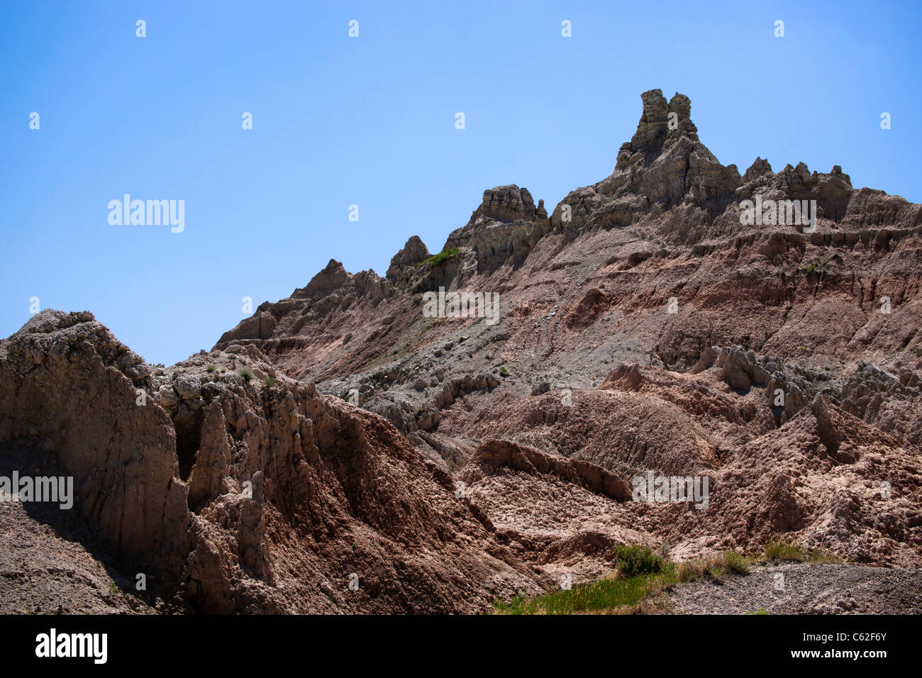 The Badlands Rocky mountains National Park South Dakota landscape low ...