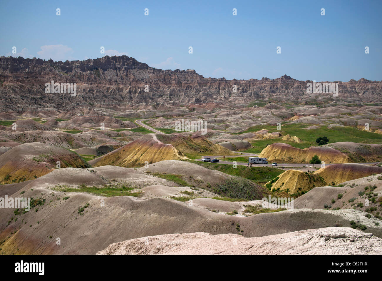 Yellow mound badlands hi-res stock photography and images - Alamy