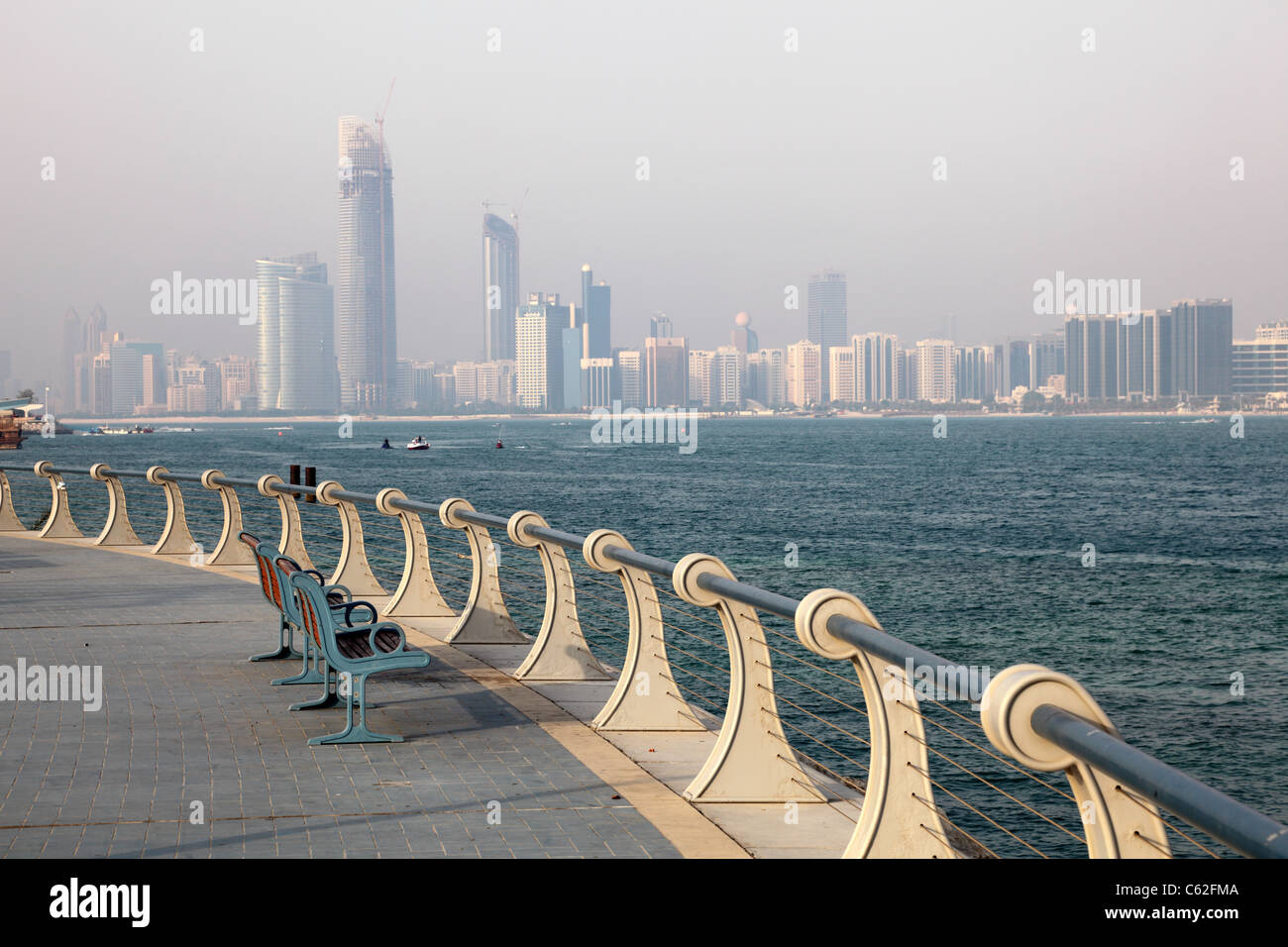 Corniche in Abu Dhabi, United Arab Emirates Stock Photo - Alamy